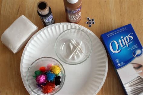 Cute Babe Q Tip Spiders Make And Takes