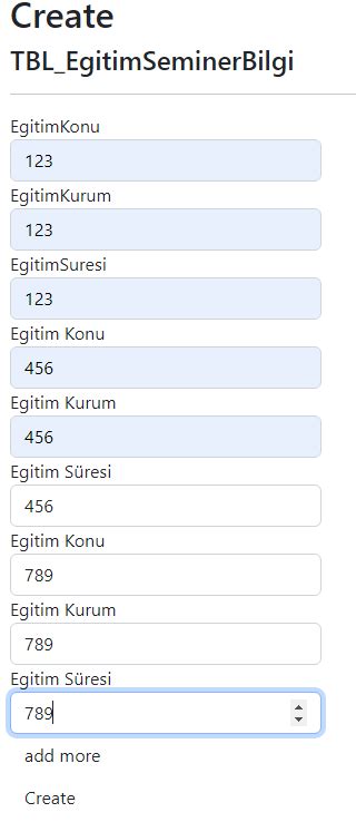 Recording From Different Fields To The Same Table In Aspnet Mvc Microsoft Qanda
