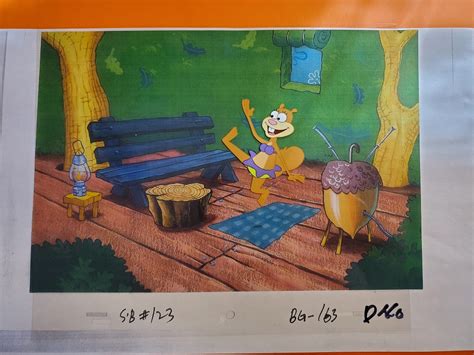 Spongebob Squarepants Cel Animation Art World