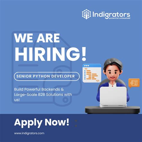 Indigrators On Linkedin Hiring Pythondeveloper Backenddeveloper Softwareengineering Cicd
