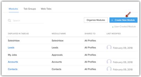 Creating Custom Modules Online Help Zoho Crm