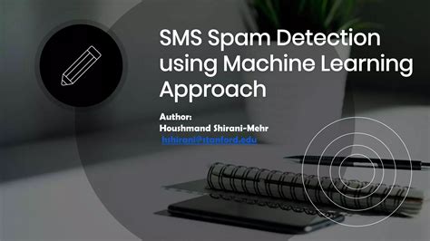 Sms Spam Detection PPTX Email Internet