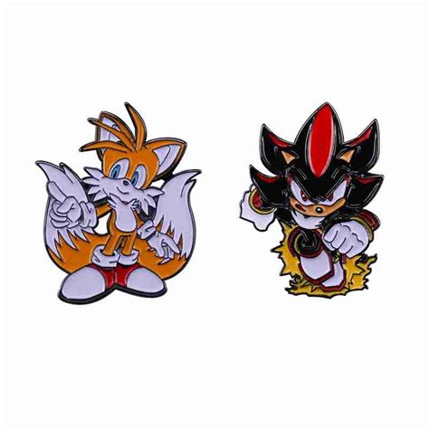 Sonic The Hedgehog Tails Enamel Pin Distinct Pins