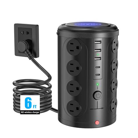 Tower Power Strip Surge Protector With 16 Outlets And 5 Usb Ports 2