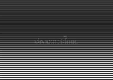 Horizontal Lines Linear Halftone Pattern With Horizontal Stripes Vector Illustration Stock