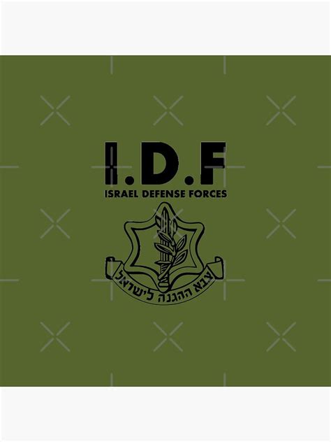 Idf Israel Defense Forces With Symbol Pin For Sale By