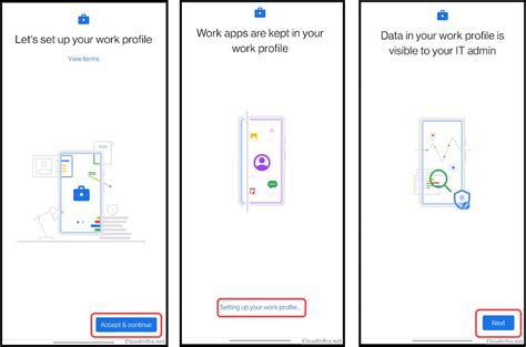 Setup Work Profile On Android For Intune