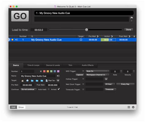 Workflow Tools QLab 3 Documentation
