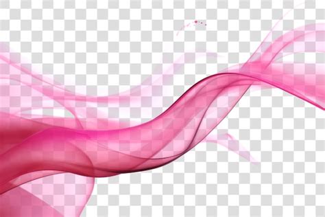 Premium Psd Abstract Pink Flowing Wave