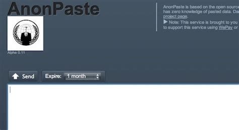 pastebin censored anonymous launches anonpaste uncensored