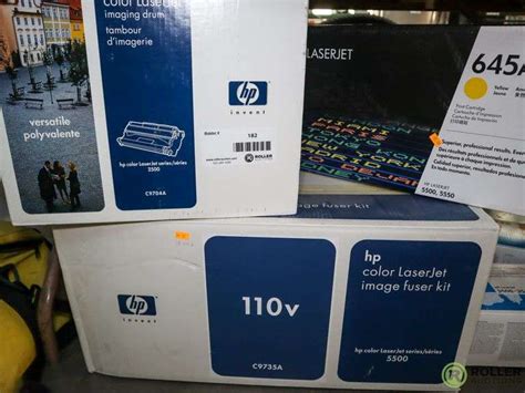 Hp Laserjet Imaging Drum Image Fuser Kit And Toner Cartridges Roller Auctions