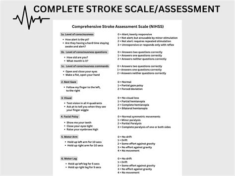 Stroke Scale Stroke Assessment Tool Stroke Assessment For Neuro Er