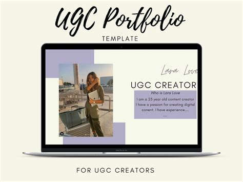 Ugc Portfolio Template Free