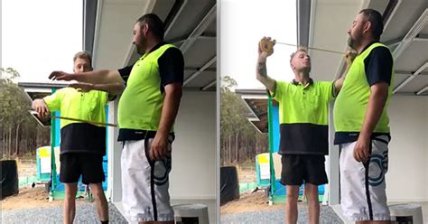 Hilarious Tape Measure Trick Is A Work Site Classic Barnorama