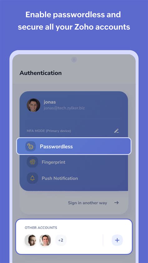 Zoho Oneauth Authenticator Aplicativo Na Amazon Appstore