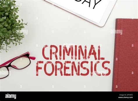Writing Displaying Text Criminal Forensics Business Idea Federal