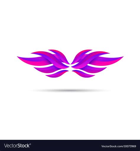 Wings Emblem Royalty Free Vector Image Vectorstock