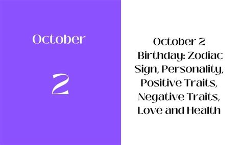 October 02 Zodiac Sign 60 Photos