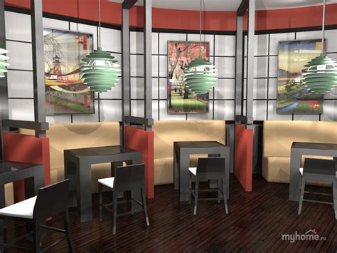 Кафе в японском стиле 30 фото