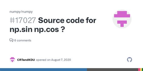 Source Code For Npsin S · Issue 17027 · Numpynumpy · Github