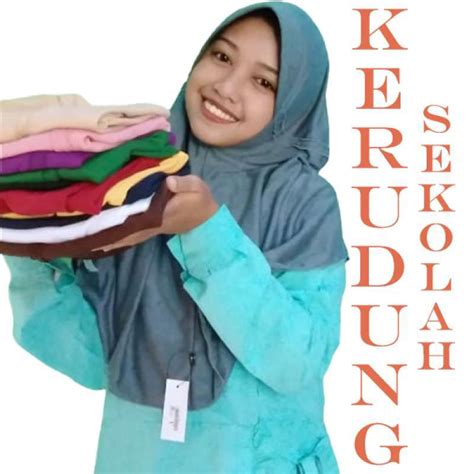 Jual Jilbab Sekolah Model Terbaru Kekinian Dewasa Tk Sd Smp Sma