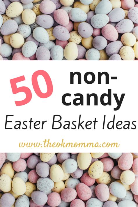 50 Non Candy Easter Basket Ideas The Ok Mommathe Ok Momma