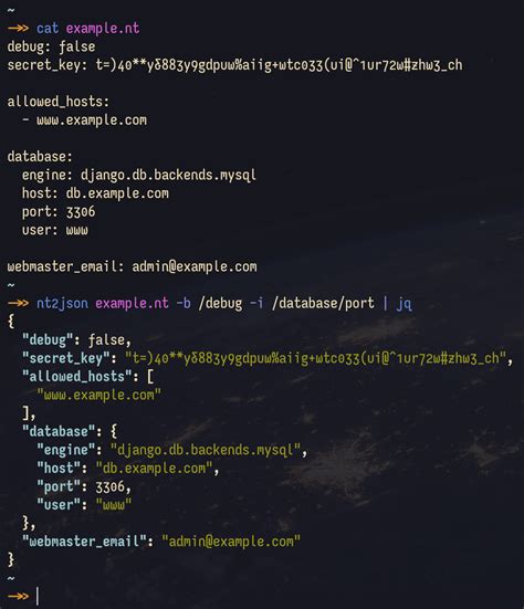 Nt2 A Cli Converter Between Nestedtext And Json Yaml Or Toml R