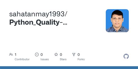 Github Sahatanmay1993pythonquality Assessment Analytics