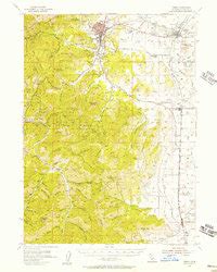 1954 Map Of Yreka Ca — High Res Pastmaps