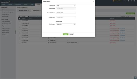 Configuration Devices Log Cloud Configuration Devices Log Cloud