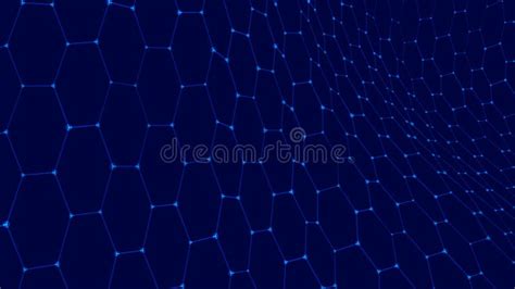 Futuristic Hexagon Background Abstract Technology Background Honeycomb Technology Concept