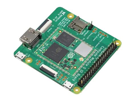 Raspberry Pi Cm0 Castellated Module Features Raspberry Pi Rp3a0 System