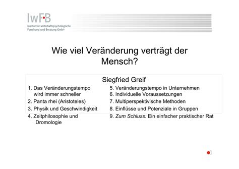 Pdf Wieviel Veränderungen Verträgt Der Mensch