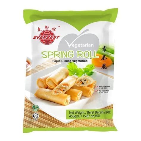 Eb Vegspring Roll 450g 20pcs Vlt Frozen Foods