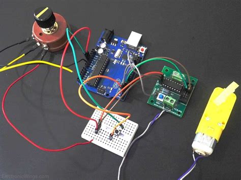 How To Interface DC Motor With Arduino UNO Pantech AI