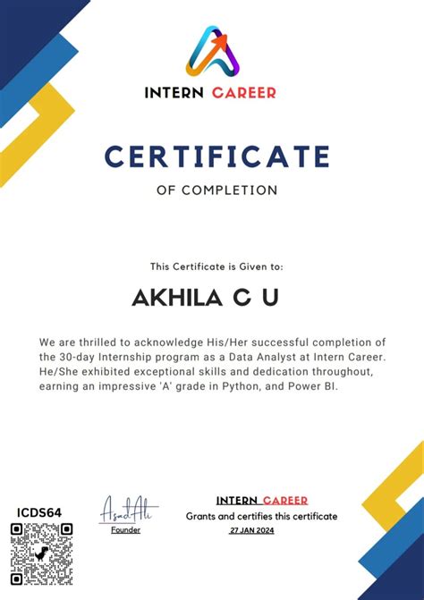 Dataanalyst Internshipcompletion Python Powerbi Akhila C U