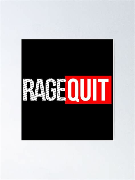 Rage Quit Gamers Serotonin Poster For Sale By Leveragecraft Redbubble