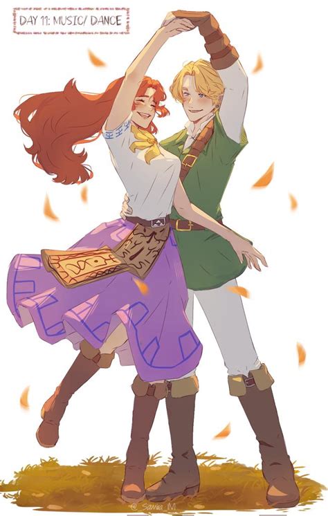 Link And Malon The Legend Of Zelda And 1 More Drawn By Samira Im