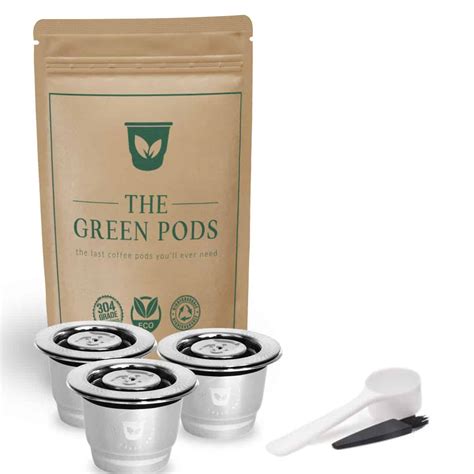 Reusable Nespresso Coffee Pods Starter Pack The Green Pods Nz