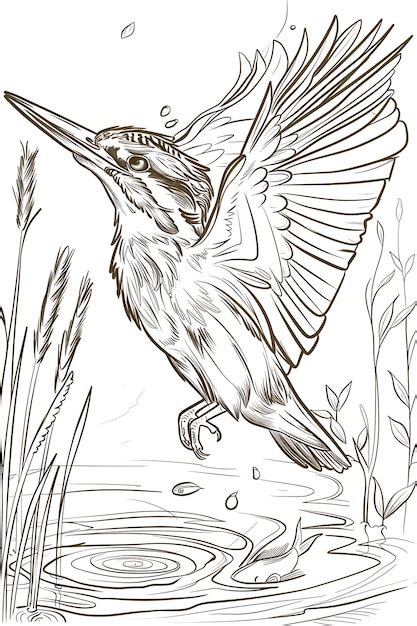 Красивая страница для детей и взрослых Премиум Ai сгенерированное изображение