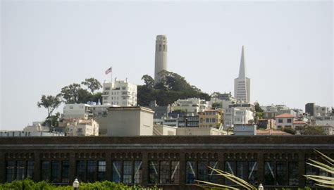 Coit Tower Coit Tower Is A 210 Foot Art Deco Concrete Co Flickr