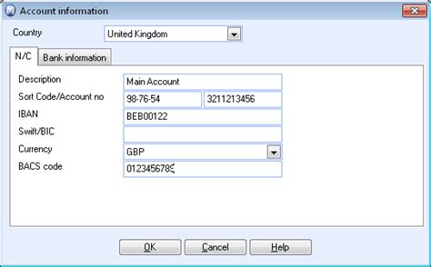 Sort Code And Account Number Generator