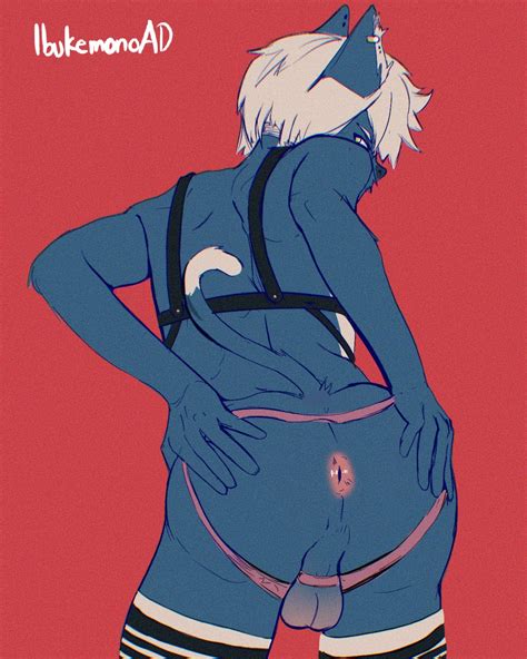 Rule 34 Anal Anthro Anus Ass Ass Up Balls Belly Blue Body Blue Fur