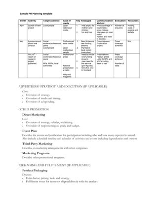 Basicprplan PDF Marketing And Advertising Business