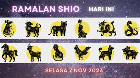 Ramalan Shio Hari Ini Selasa 7 November 2023 Shio Kerbau Jauhi Drama