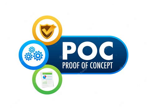 premium vector poc proof of concept business concept vector stock