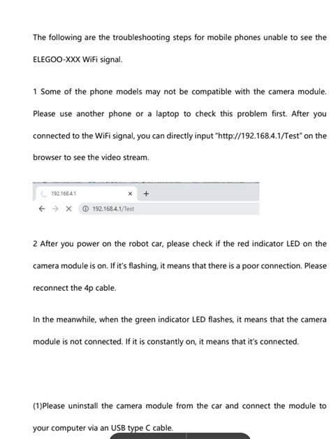 No Wifi Elegoo Smart Robot Car V40 Page 2 Networking Protocols