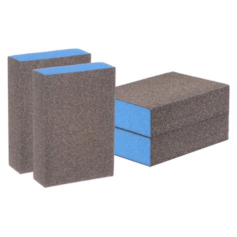 Harfington 4pcs Sanding Sponge Blocks 100 240 320 Grits Wet Dry Hand