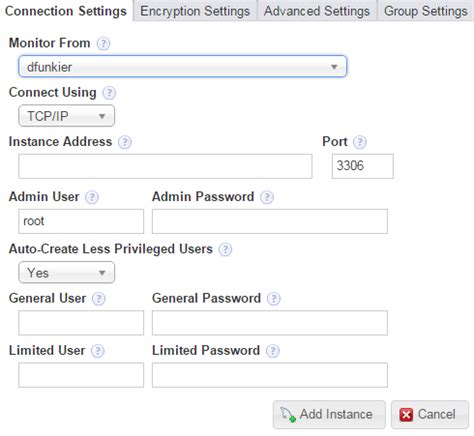 MySQL MySQL Enterprise Monitor 8 0 Manual 16 3 1 Adding A MySQL