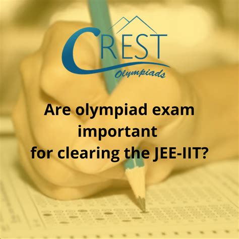 Are Olympiad Exam Important For Clearing The Jee Iit Crestolympiads On Tumblr